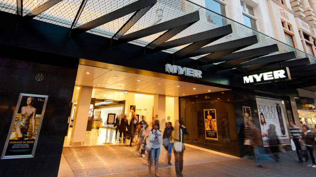 - Department stores: How Myer went from 7% to 20.5% of online sales